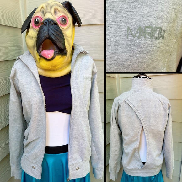 Markoni | Tops | Markoni Open Back Bejeweled Jacket | Poshmark